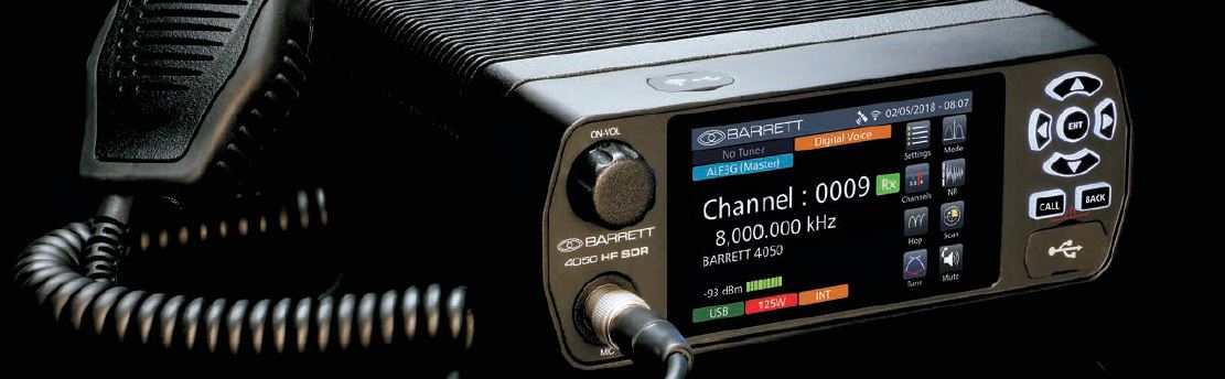 Barrett 4050 HF SDR » פתרונות תקשוב, מכשירי קשר ומערכות קשר אלחוטי ...